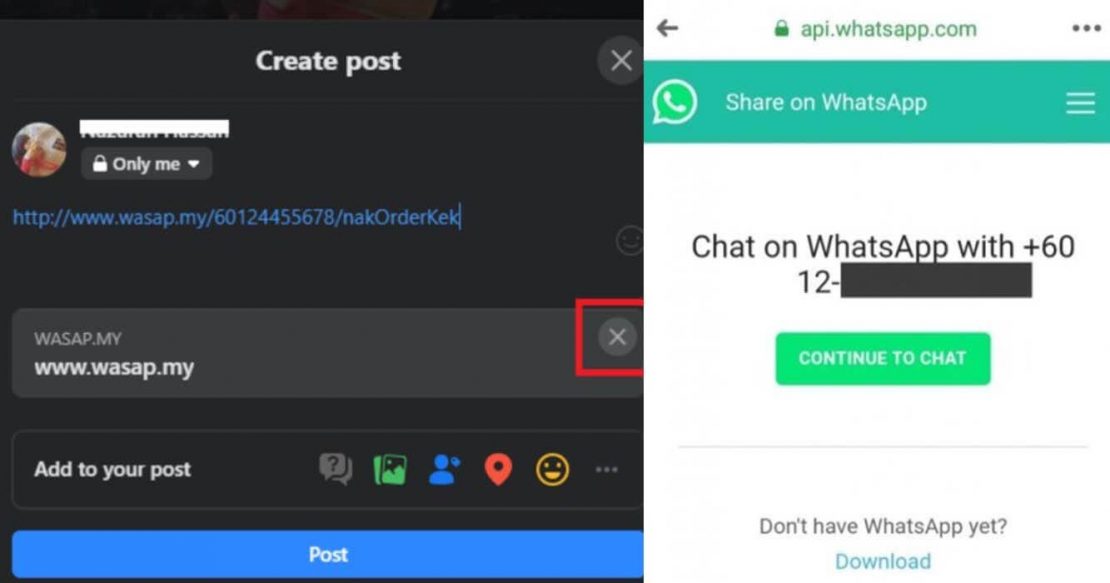 Cara Buat Link Whatsapp Untuk Direct Message