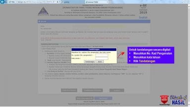 Cara Isi e-Filling Borang Cukai Pendapatan (e-BE)