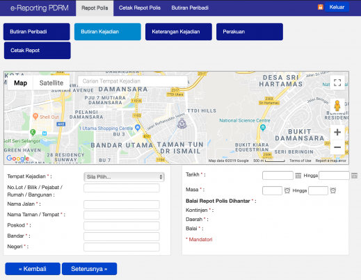 Cara Buat Report Polis Online
