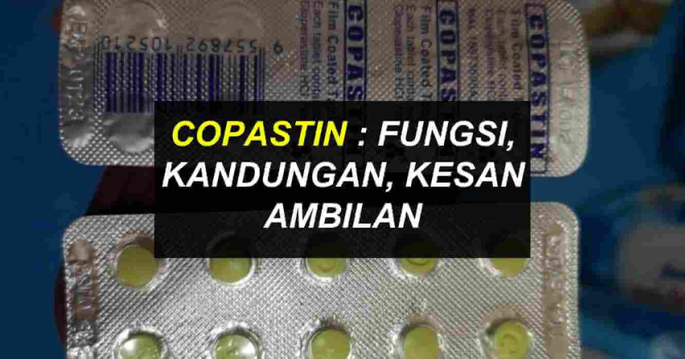 Copastin Ubat Batuk : Dos & Kesan Sampingan